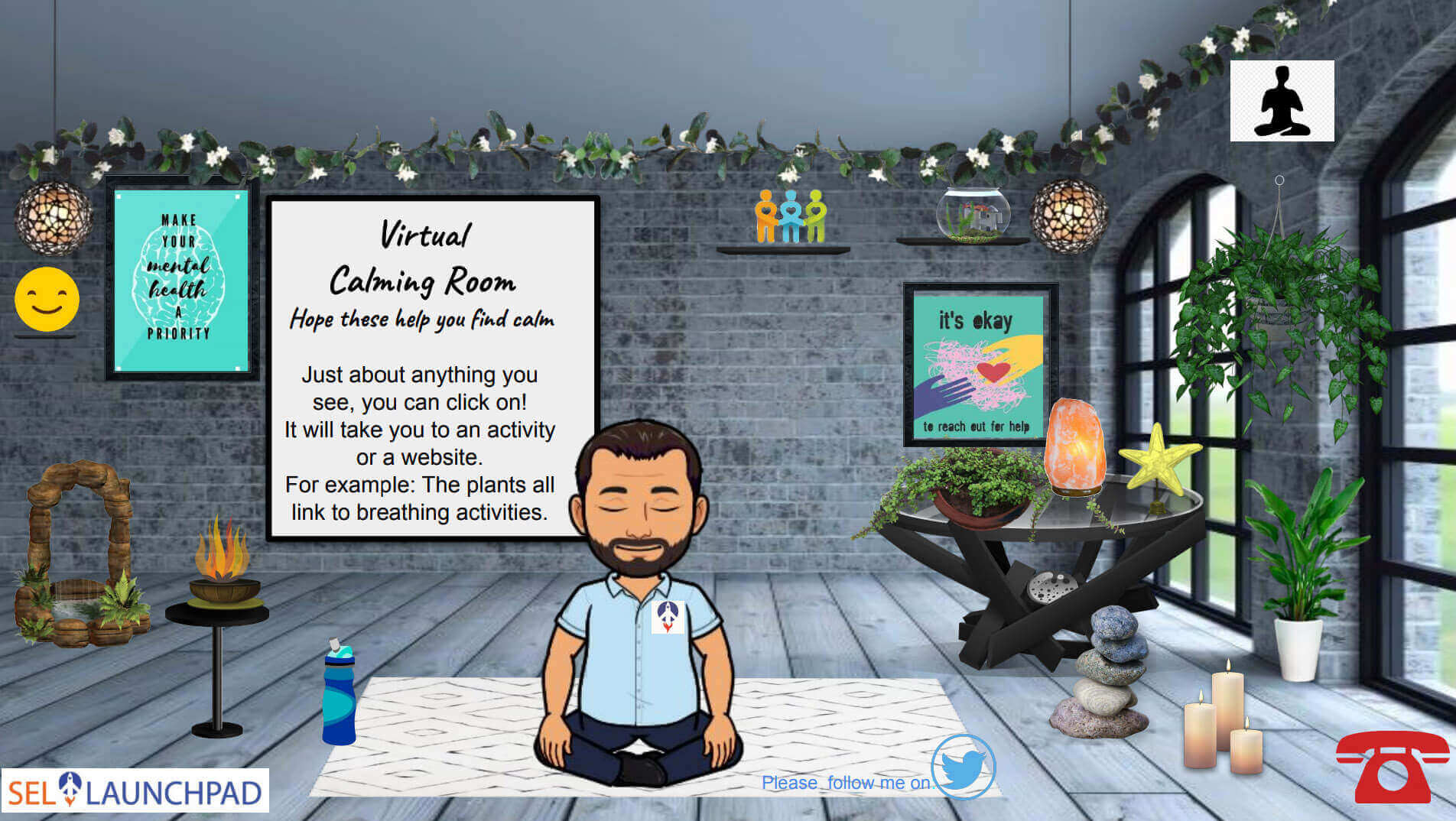 Discover Relaxation with Our Virtual Calming Room
